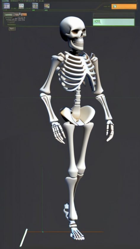 How to Make a Skeleton Game Model - Making a 3d skeleton model for ...